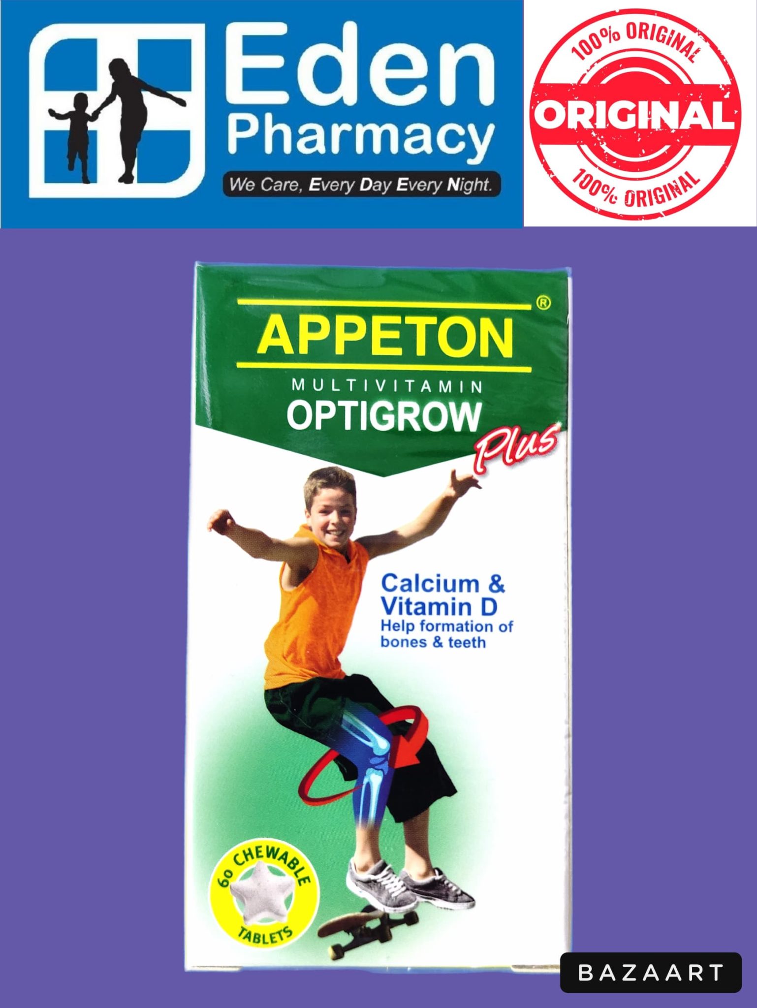 Appeton Multivitamin Lysine With Prebiotics Chewable Tablets ( 60's ...