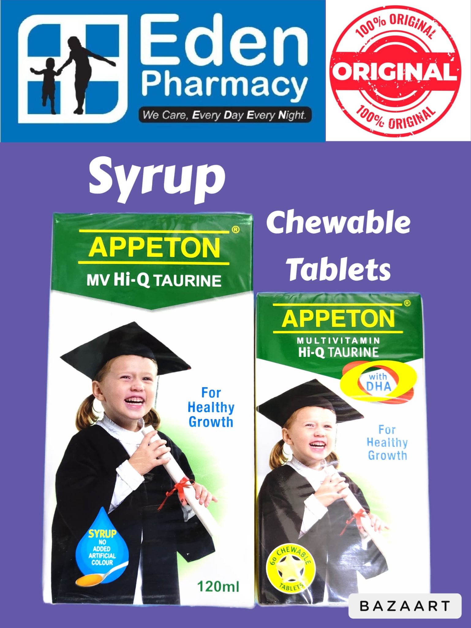 Appeton Multivitamin Lysine With Prebiotics Chewable Tablets ( 60's ...