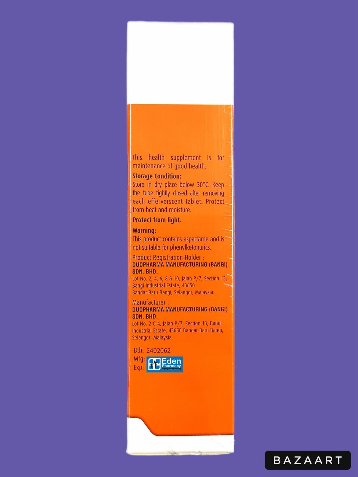 ORS B Plus Original / ORS Plus Orange [ Oral Rehydration Salt ] ( 1's ...