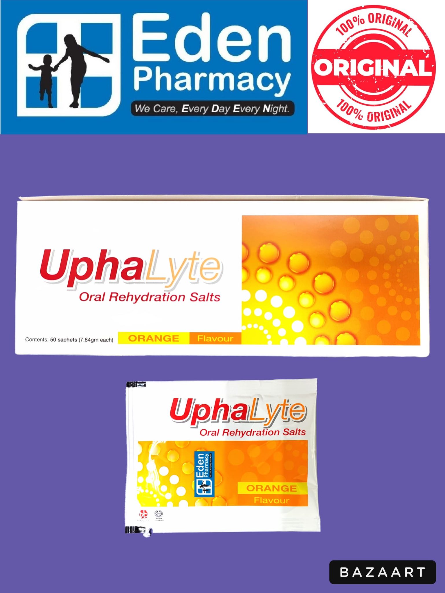 ORS B Plus Original / ORS Plus Orange [ Oral Rehydration Salt ] ( 1's ...