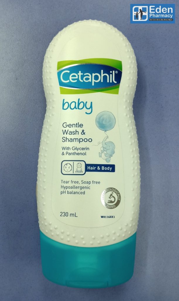 Cetaphil Baby Gentle Wash & Shampoo With Glycerin & Panthenol ( 230ml ) | Eden Pharmacy